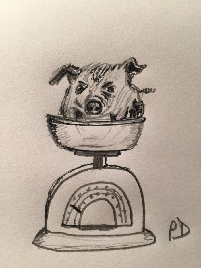 You don’t fatten a pig by keep weighing it – Philip Dodson